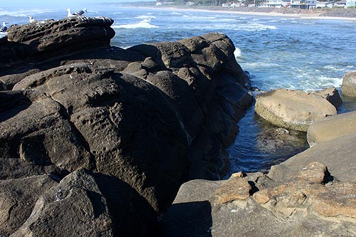 Unusual Basalt Rock Structures at the Gateway - Yachats, Oregon Coast ...